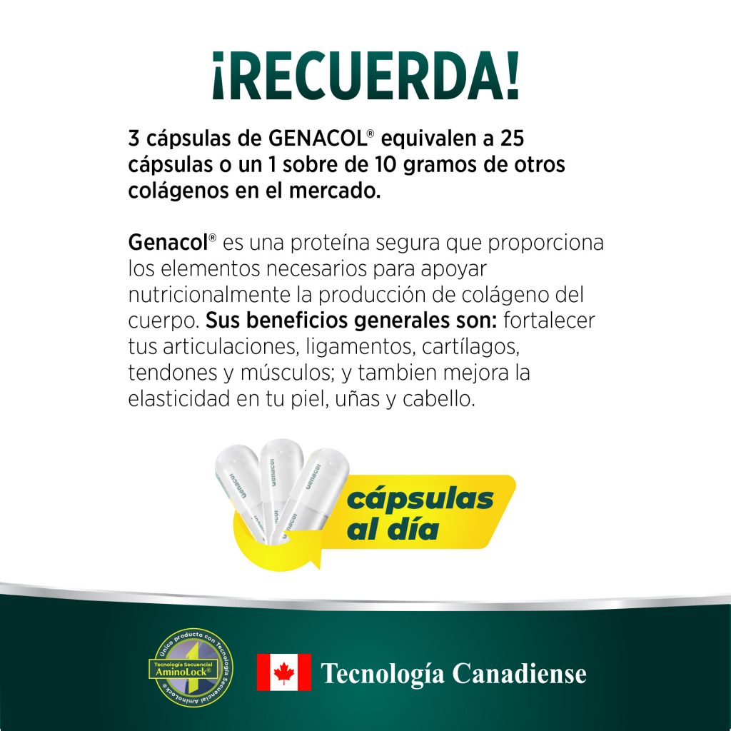Genacol – Página de Instrucciones