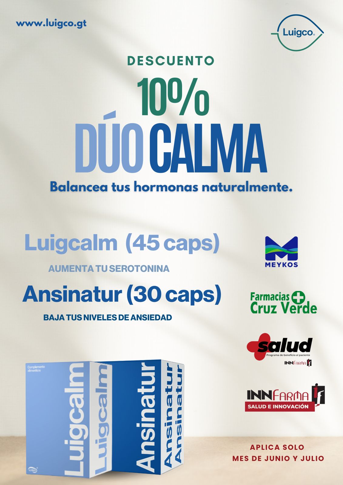 PROMO JUNIO-JULIO DUO CALMA BOFASA – Página de Instrucciones