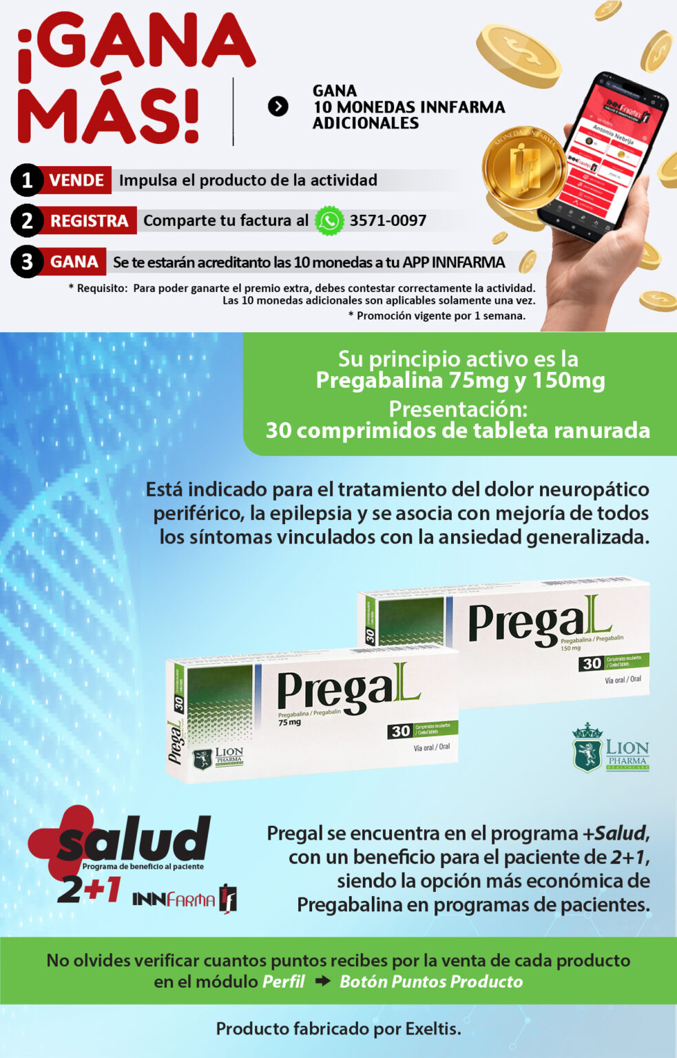 Pregal 3 – Página de Instrucciones